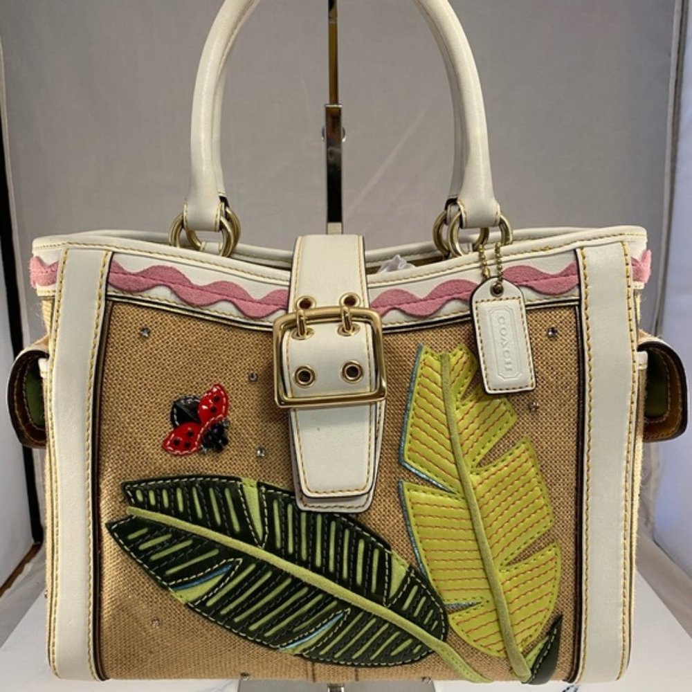 Coach Ladybug Boxy Tote - Gem